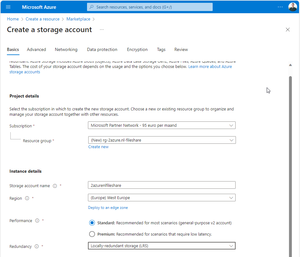 Setup Azure File Share with Entra ID hybrid identities | 2 Azure